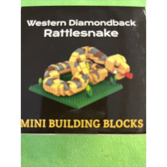 Toys | Ollierv Western Diamondback Rattlesnake Mini Block Set 36 Pieces ...